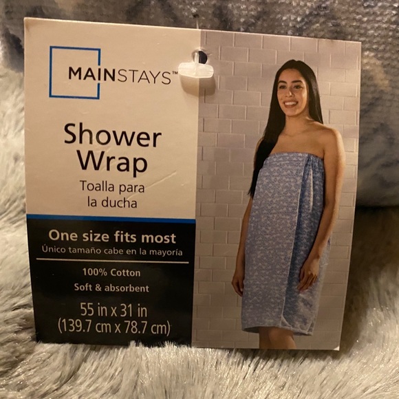 Mainstays | Bath | New Mainstays Shower Towel Wrap Diamond Design ...